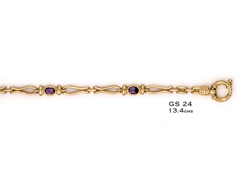 SOLID 3 STONE CURVED GATE BARS | Golden Mile Jewellery Manufacturers ...